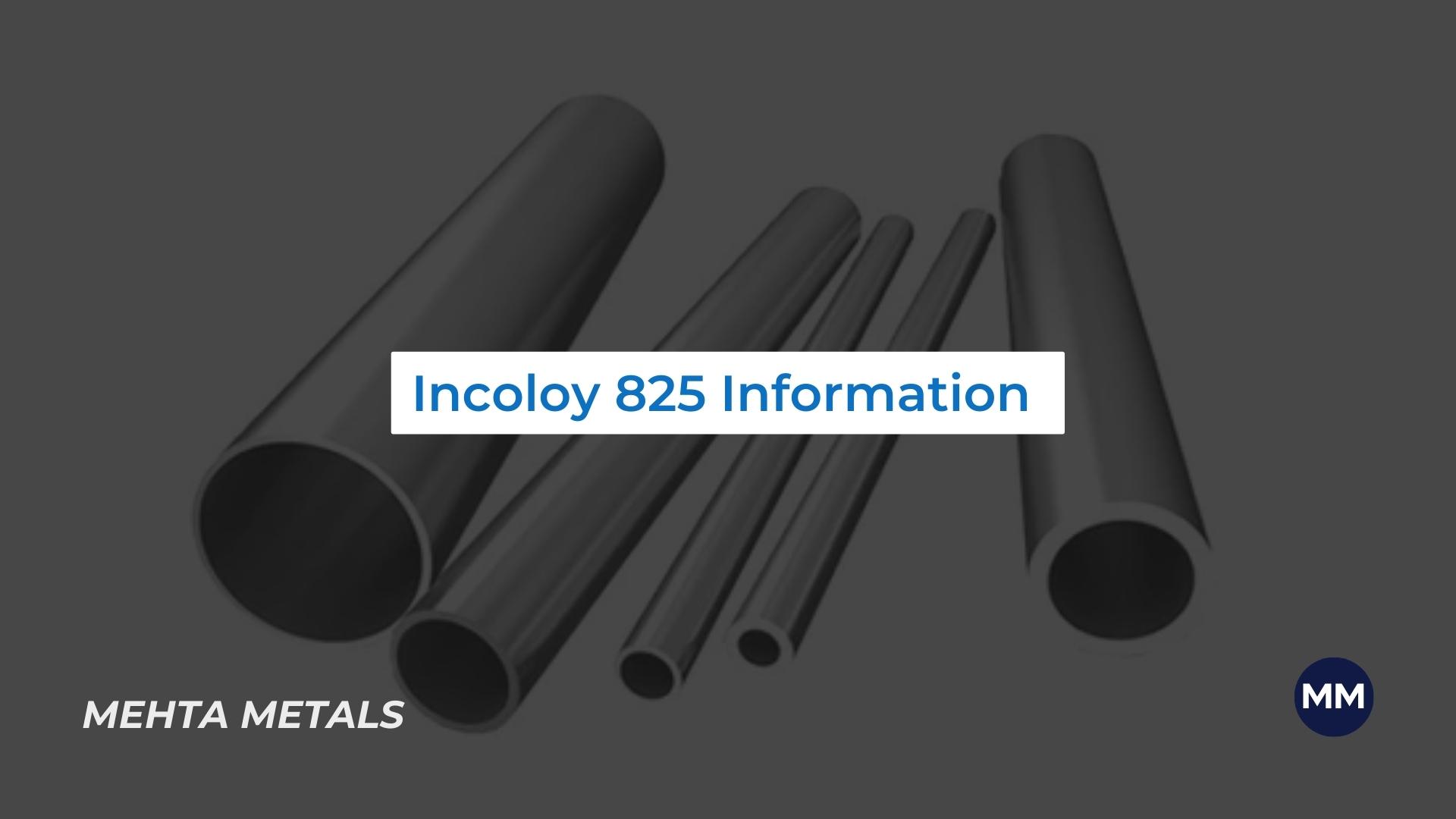 Information about Incoloy 825 sheets and plates - Mehta Metals